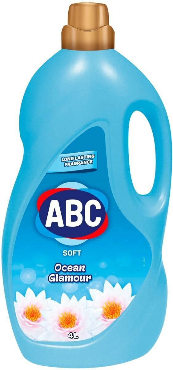Кондиционер для белья ABC "Океан Гламур", 4 л, для всех видов тканей