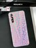 Чехол на Realme 6 / Реалми 6 с принтом Паттерн розовый леопард, прозрачный