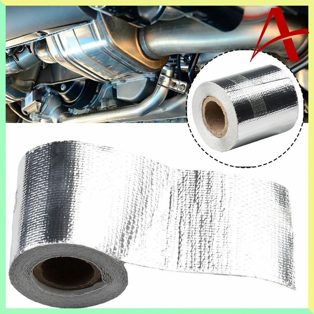 Клейкая теплоизоляционная лента для обмотки выхлопного коллектора 5m*5cm