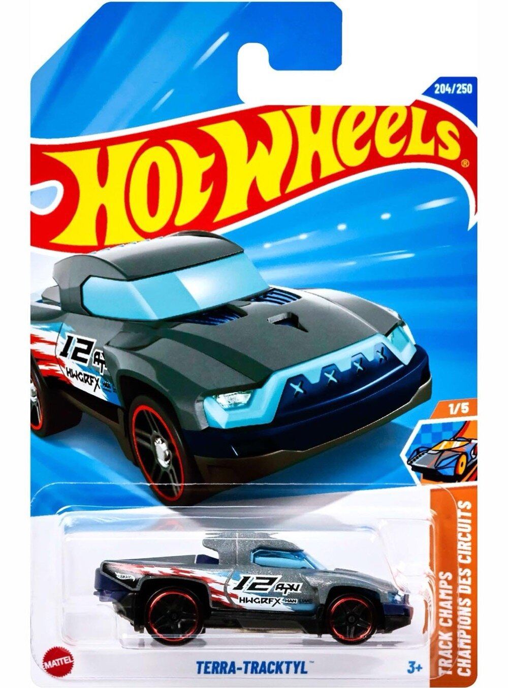 JBB82 Hot Wheels машинка металлическая игрушка коллекционная масштабная модель Terra-Tracktyl кейс 2025