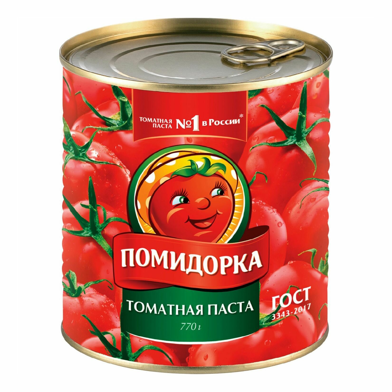 Томатная паста Помидорка 770 г x 5 упаковок