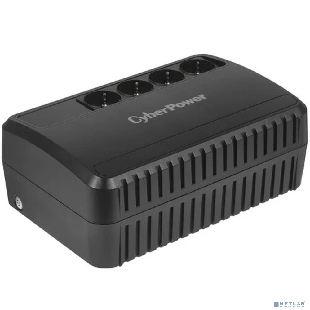 ИБП CyberPower BU850E {Line-Interactive, 850VA/425W (4 EURO) 12В/7,2 Ач х 1}