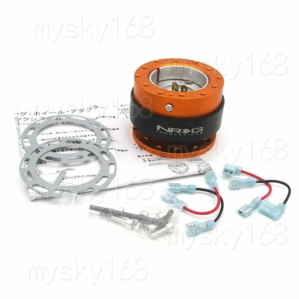 Адаптер для руля быстросъемный NRG (Синий)6+4