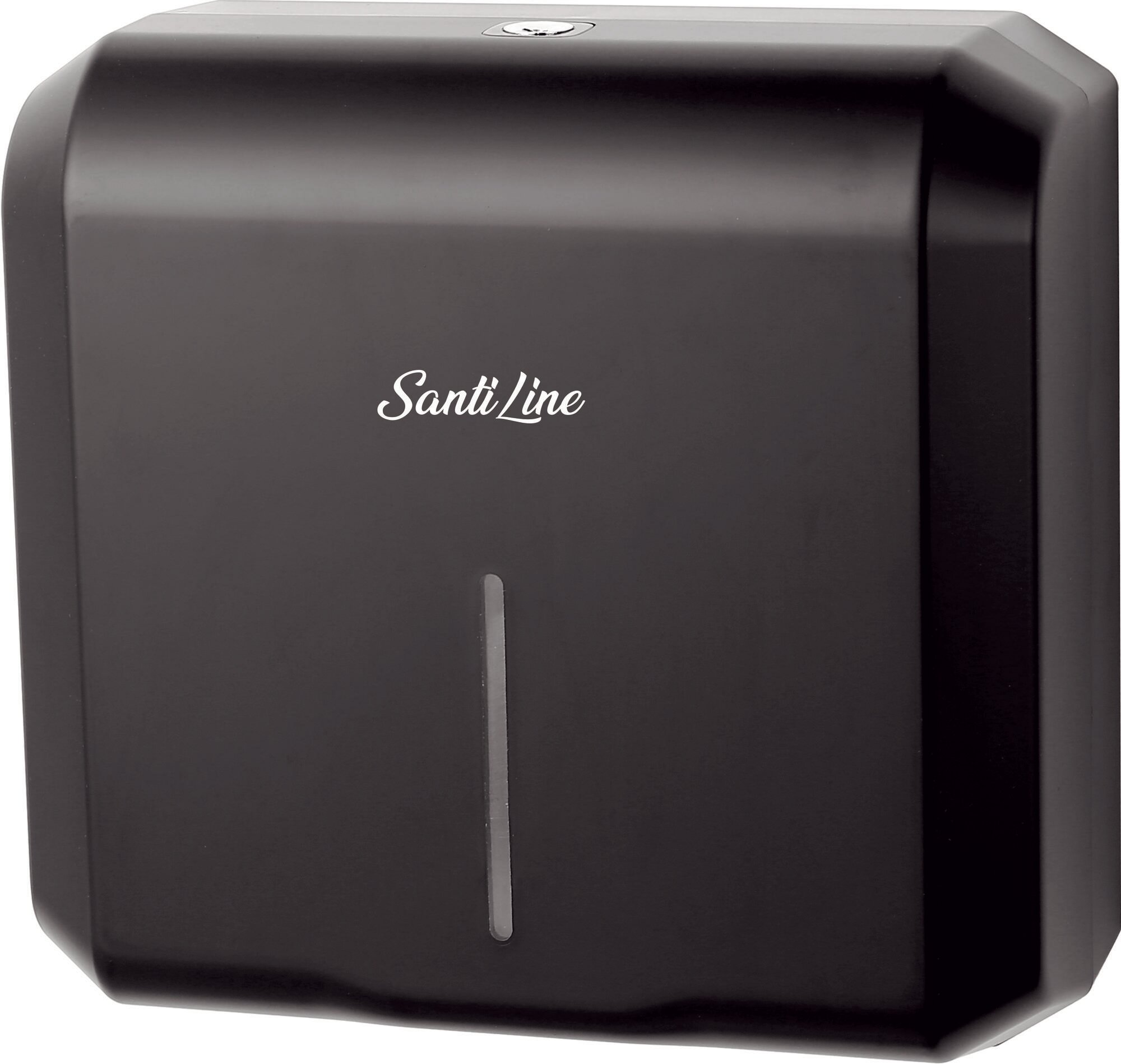 Диспенсер для бумажных полотенец SantiLine SL-8013 цвет Черный матовый