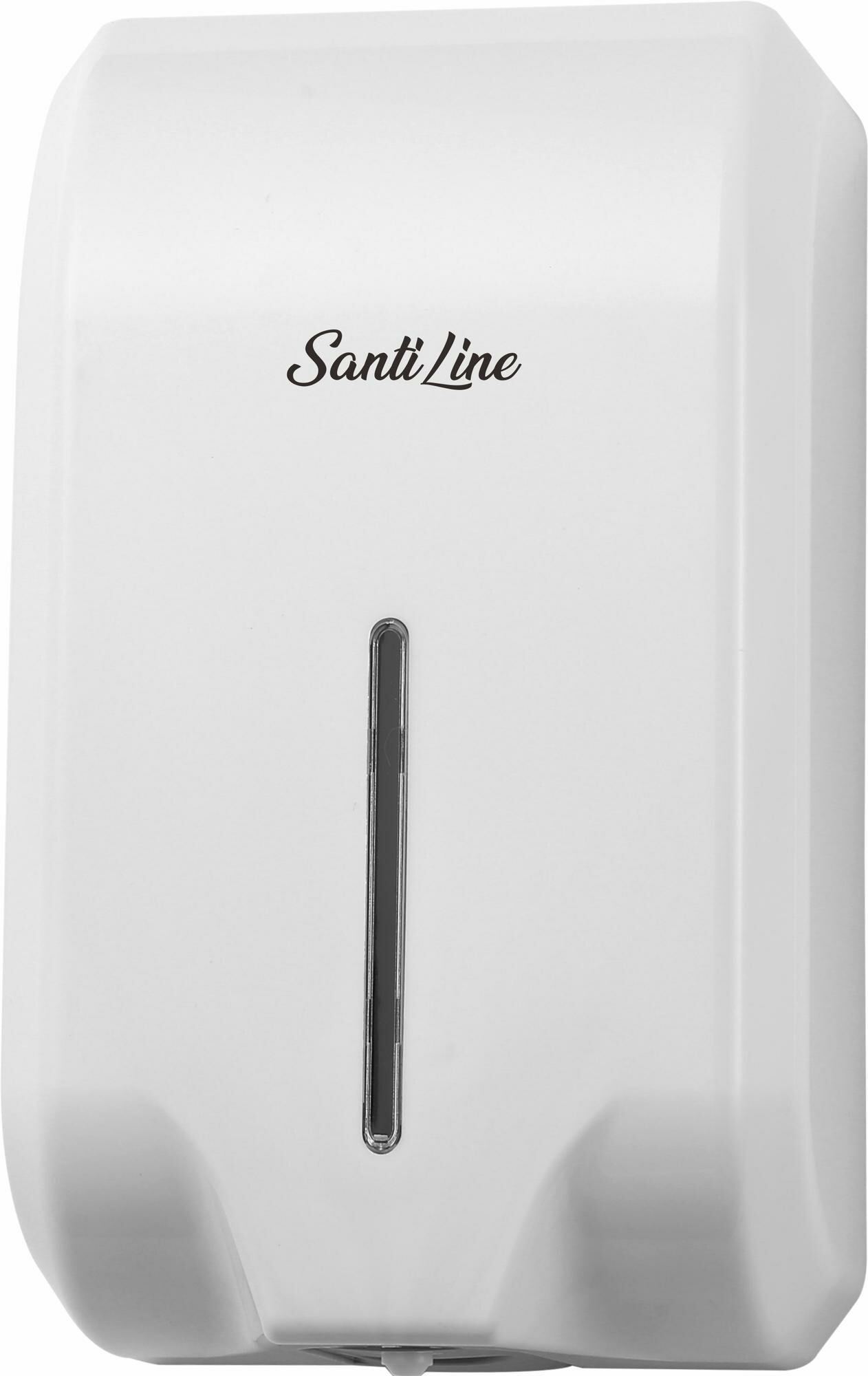 Диспенсер для жидкого мыла SantiLine SL-8017 цвет Белый глянцевый