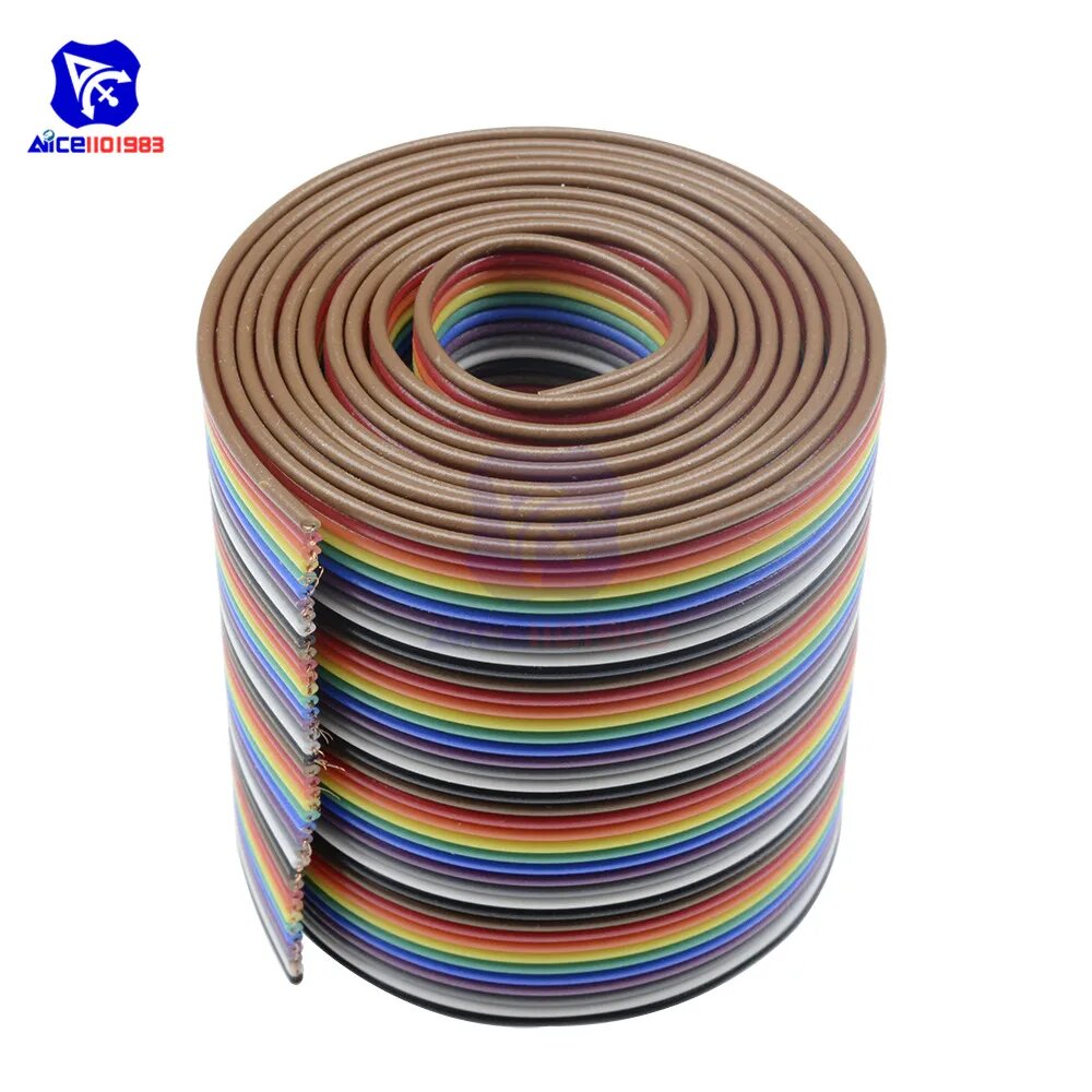 Плоский ленточный кабель Dupont diymore 1 м 3,3 фута 40 Pin IDC