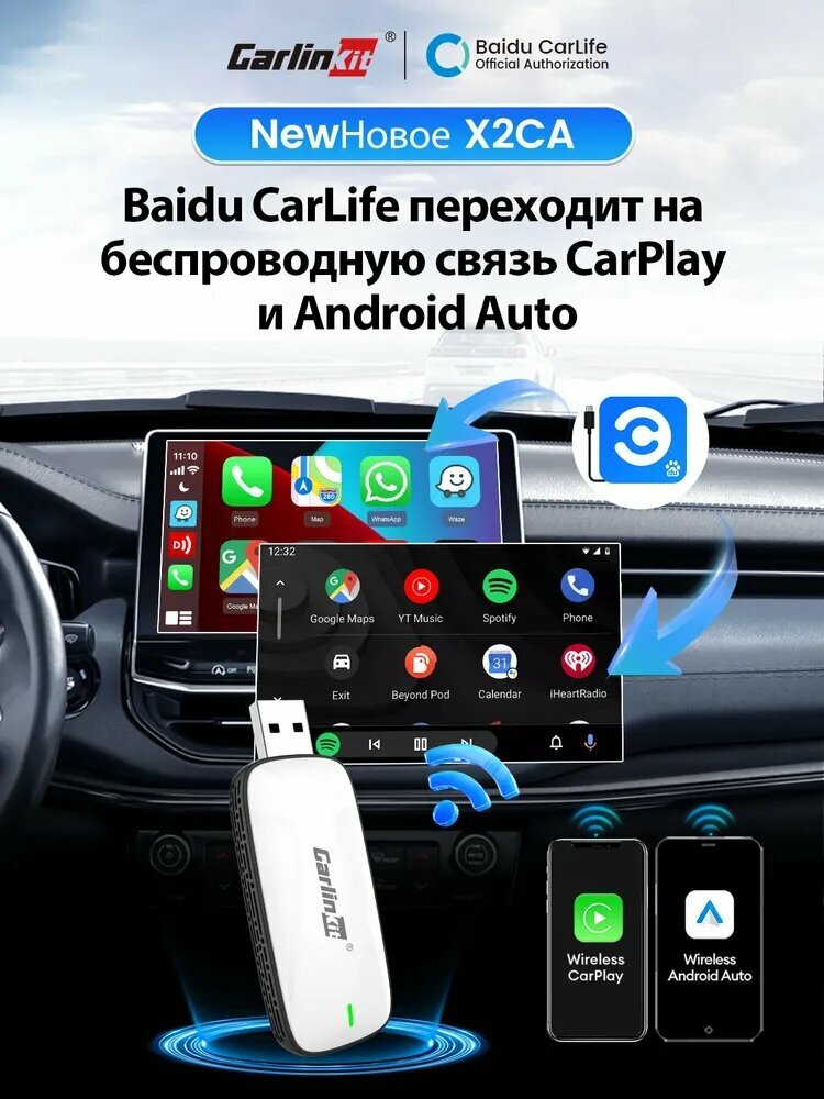 Carlinkit Адаптер CD-чейнджера — фото 1