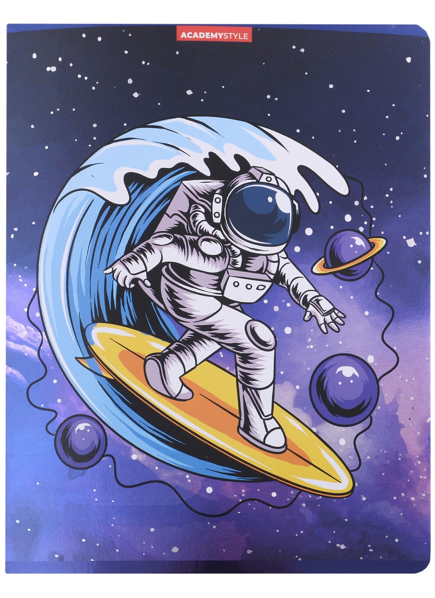 Тетрадь в клетку Academy Style, "Космическое приключение", 48 листов