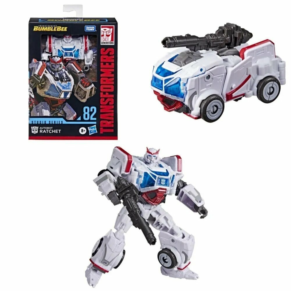 Трансформеры Hasbro Игрушка Studio Series SS82 Deluxe Transformers: Bumblebee Autobot Ratchet 4.5inch (11.5cm) F3163