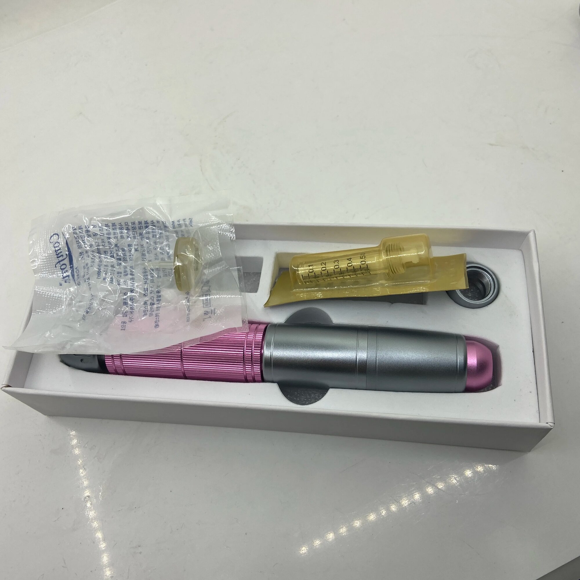 Пистолет для губ с гиалуроновой кислотой 0,3 и 0,5 мл pink pen box