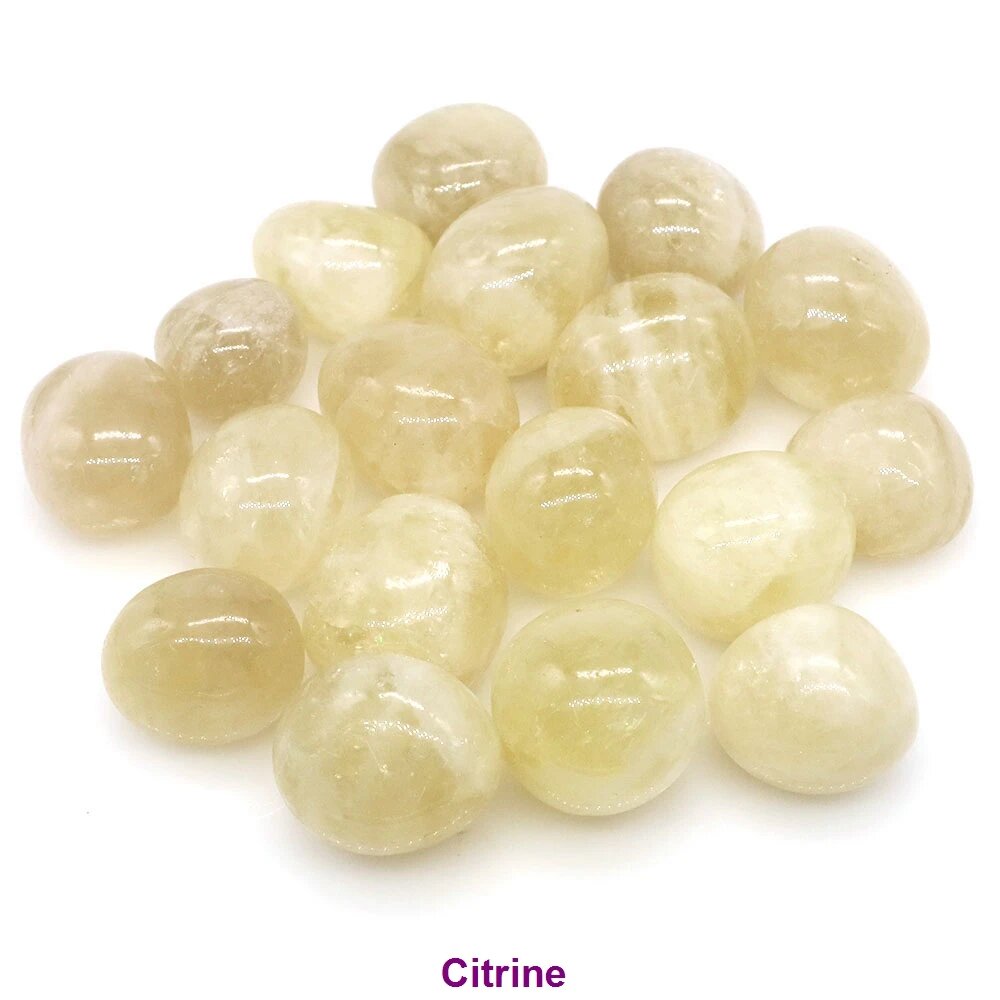 Хрустальные камни для аквариума 1PC, Citrine