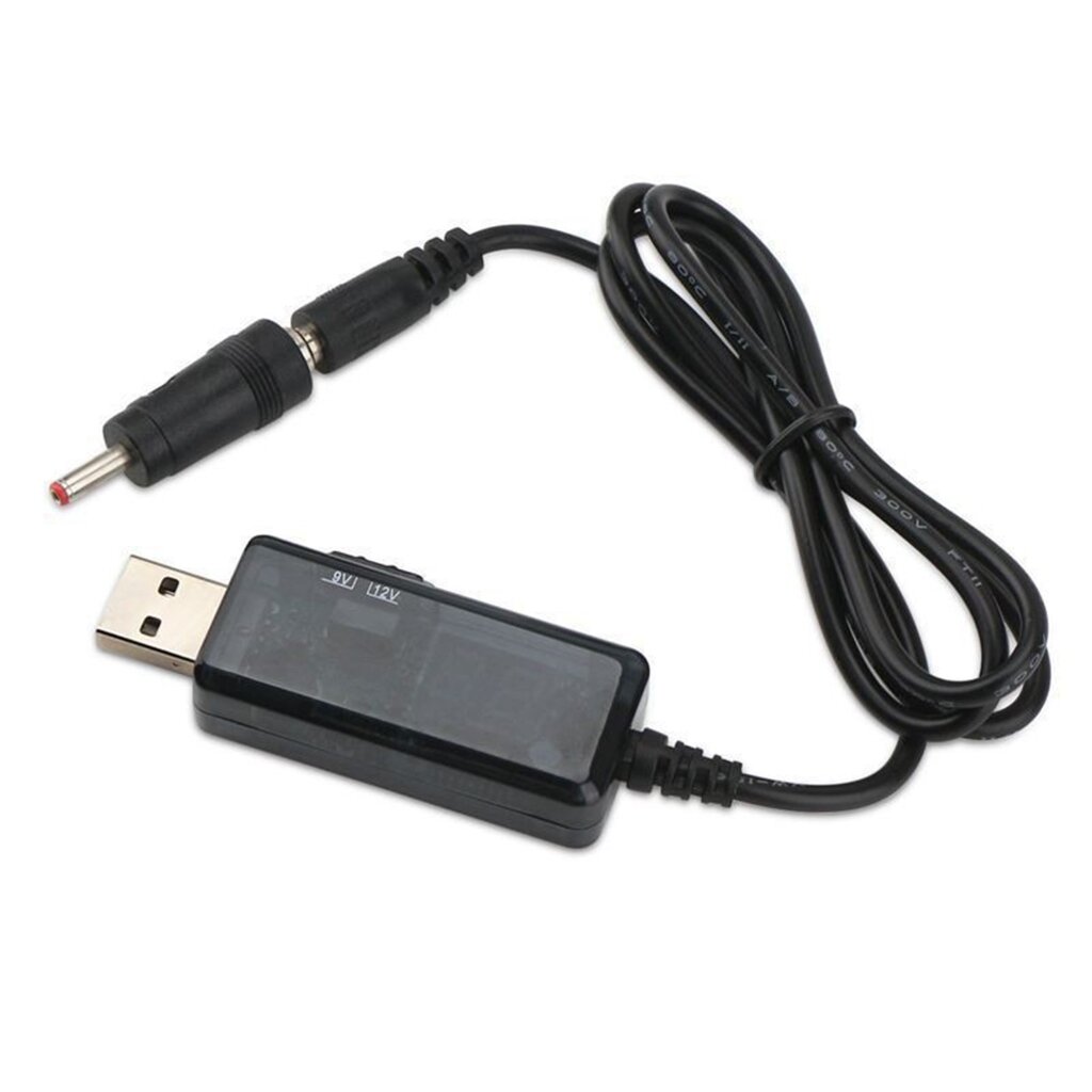 USB 5 В постоянного тока 9 В Постоянного Тока 12 В 5,5x2,1 Мм 3,5x1,35 Мм Кабель-Адаптер для Повышающих Преобразователей для Маршрутизаторов
