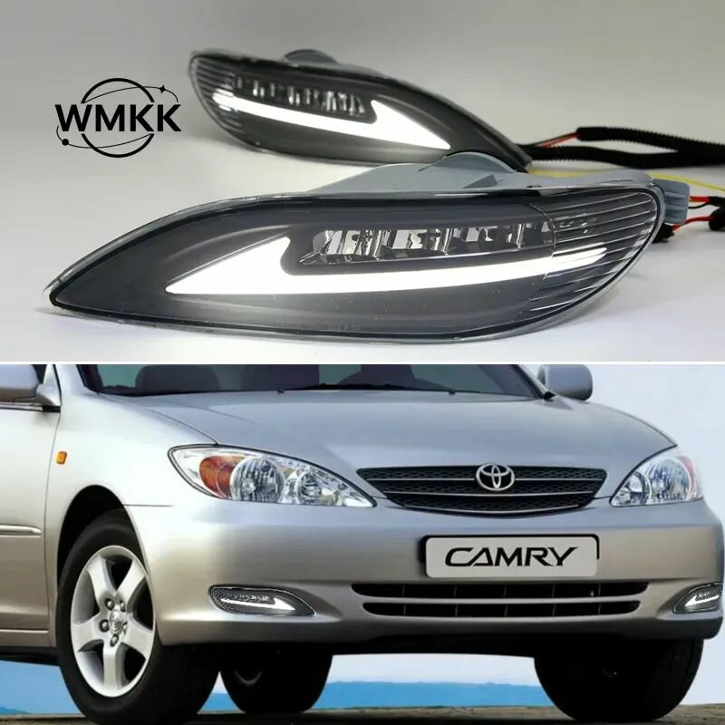 Фары автомобильные, Огни дневные ходовые, 2 шт, арт. Toyota Camry XV30 2002-2006