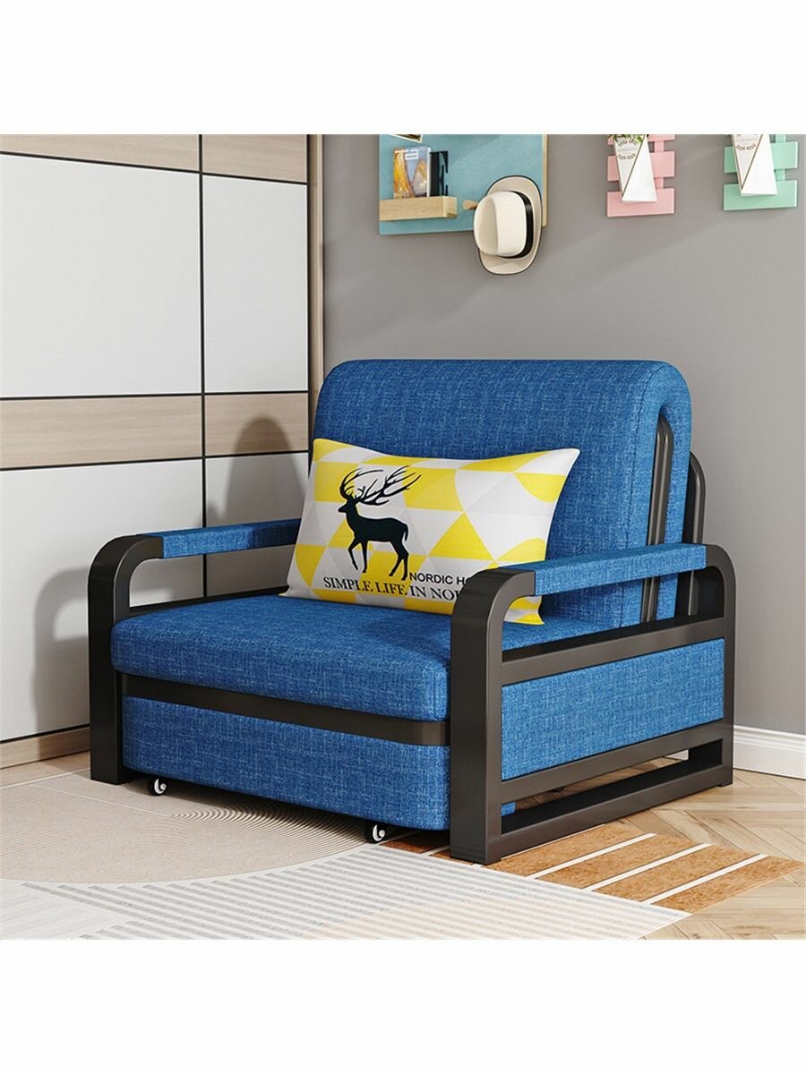 Кресло-кровать Раскладное (82 78 85 см) Спит Взрослый + Дети! Удобнее Дивана + Легко Чистится!