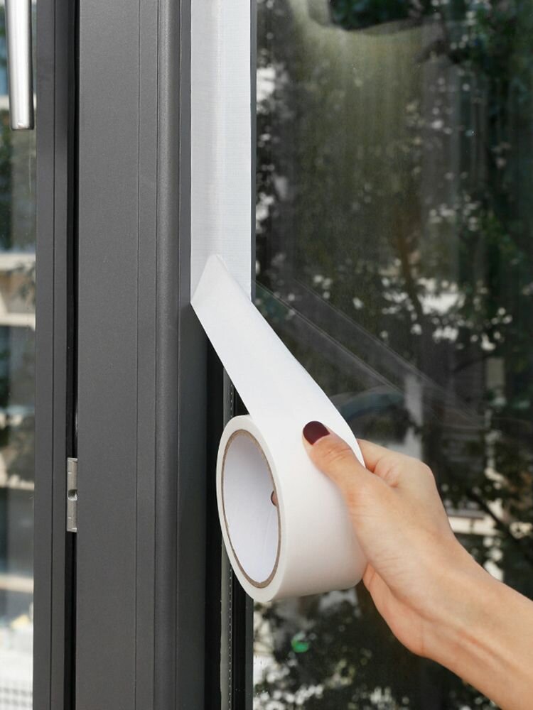 Пленка для герметизации окон и дверейm, Ветровое стекло, водонепроницаемое, без клея, уплотнительная лента