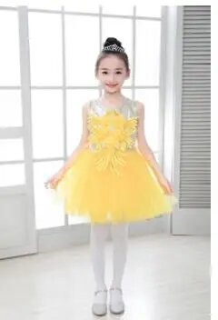 Костюм ведьмы для девочки, полиэстер Желтый, XXXL, Коричневый