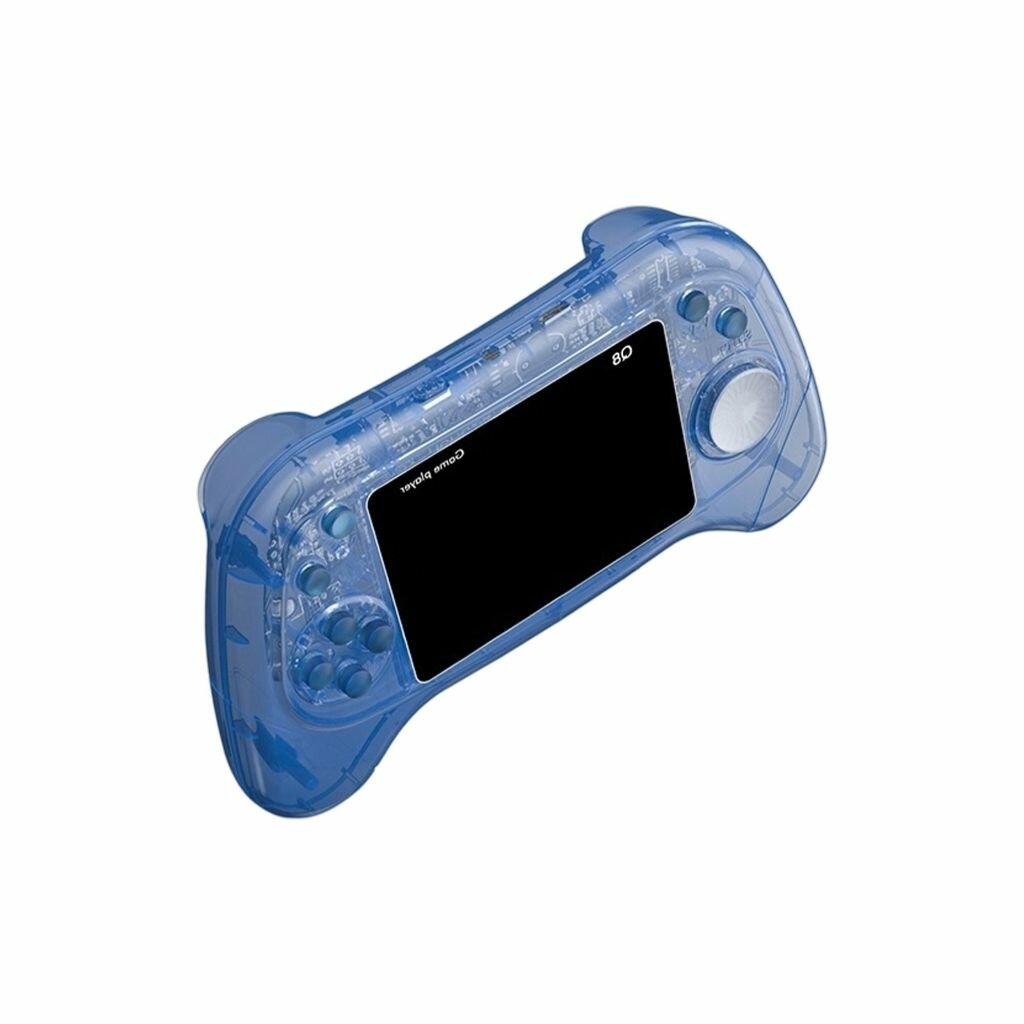 Портативная игровая консоль с 200 играми, подключение к TV, легкий дизайн, безопасный пластик для детей, Синий - одиночки