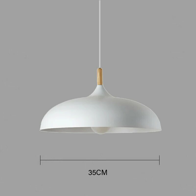 Подвесной светильник QUASHION, дуб, E27, теплый/холодный белый свет, White, Without bulb, Белый