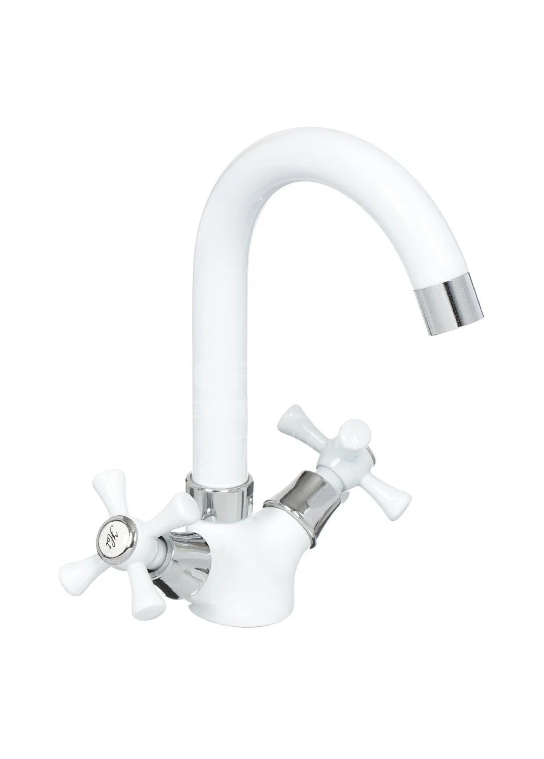 Смеситель для раковины Frud R13332, вентильный, поворотный излив