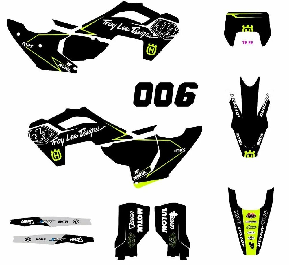 Для Husqvarna TE FE 2024 2025 150-250 300 350-450 TC T XFC FX 2023 2024 TBI Наклейка Крутой