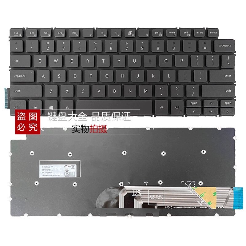 Подходит для клавиатуры Dell Vostro 3400 5300 5301 5390 5391 5490 5401 P129G Новая оригинальная модель черного цвета