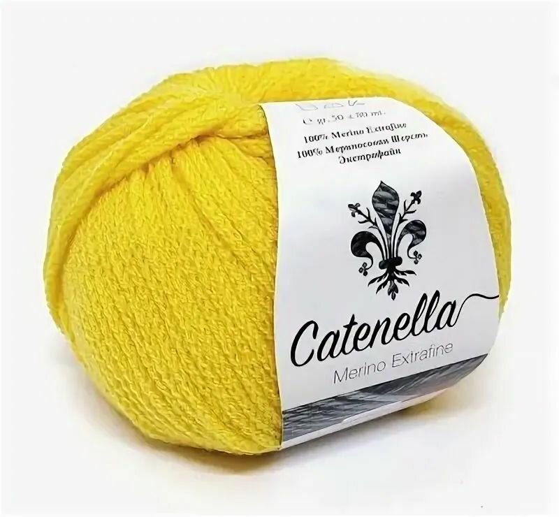 Пряжа Kutnor Catenella 906 (1 моток 50г/80м) желтый