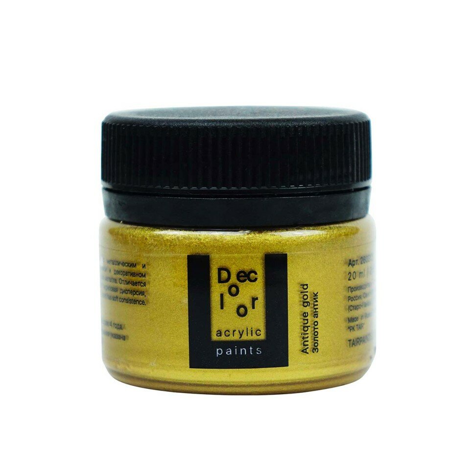 Акрил Золото антик Деколор 20мл, артикул 2603127