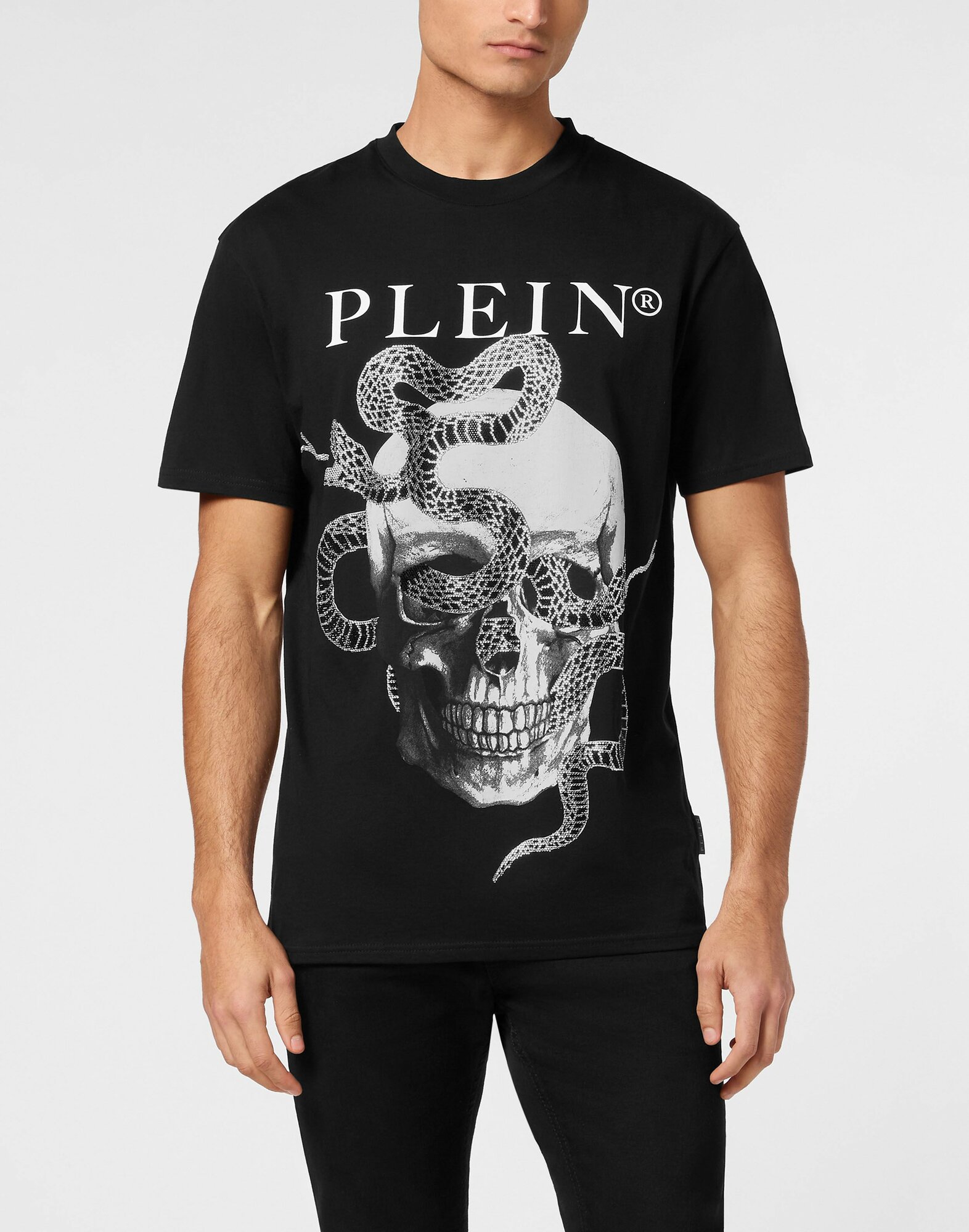 Футболка спортивная PHILIPP PLEIN, размер 52, черный — фото 1