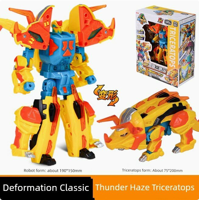 Xinqi взрывная колесница дракона 4-ядерная трансформированная золотая тираннозавр рекс робот роман тираннозавр четыре