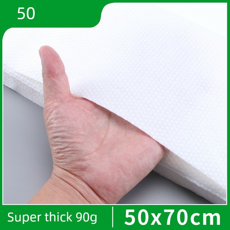 50 одноразовых полотенец для спа, 50x70 см, 90 г/м² перламутровая ткань, для спа и салона