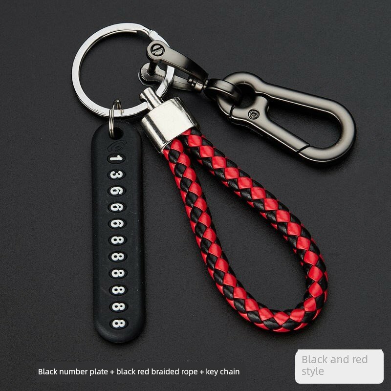 Брелок-подвеска для телефона и ключей из плетеной веревки, унисекс, в форме восьмерки, для защиты от потери, DIY Брелок