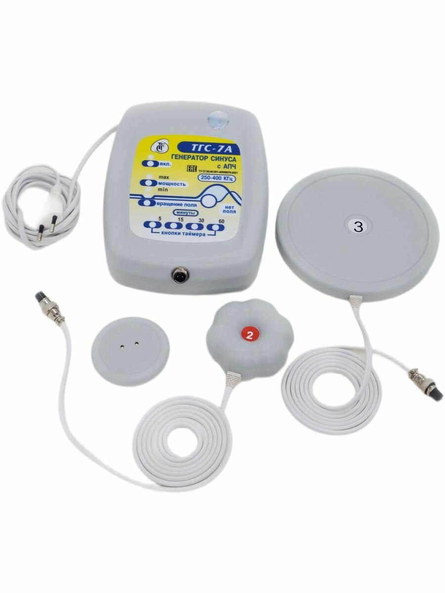 Генератор Синуса "ТГС-7А" с Катушками Мишина: "двухчастотная Катушка №3" и "ТОР-2"