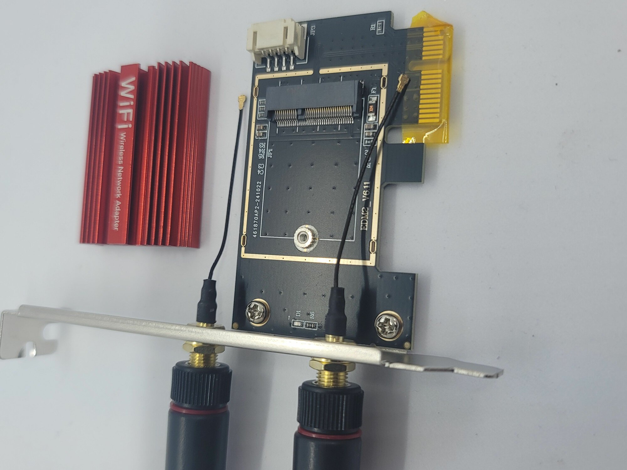 Адаптер M.2 NGFF на Pci-e для модуля WiFi и Bluetooth — фото 1