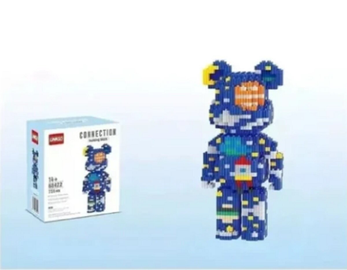 Конструктор Balody 68422 "Космический медведь", 13,5x15х8 см