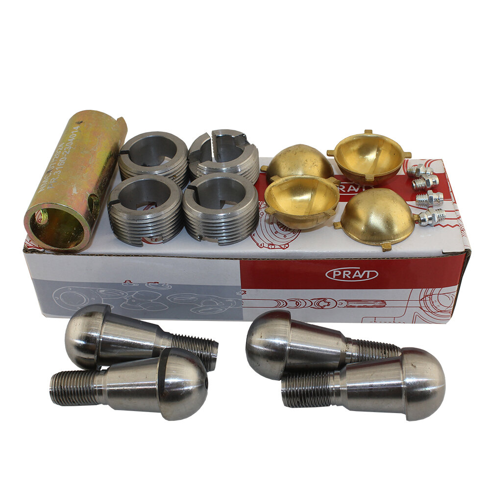 PRAVT Шкворень УАЗ Патриот, Хантер мост Спайсер на вкладышах (латунь 4уса) ст/обр. (комплект 4шт + ключ) арт. PR.3160-2304014