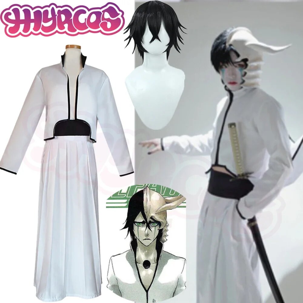 Косплей костюм Bleach Ulquiorra L, Suits add Wigs