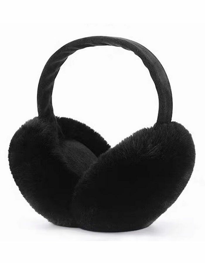 Беспроводные наушники Bluetooth 5.2 с меховыми амбушюрами, складные, Hi-Fi звук, до 20 часов работы, с микрофоном