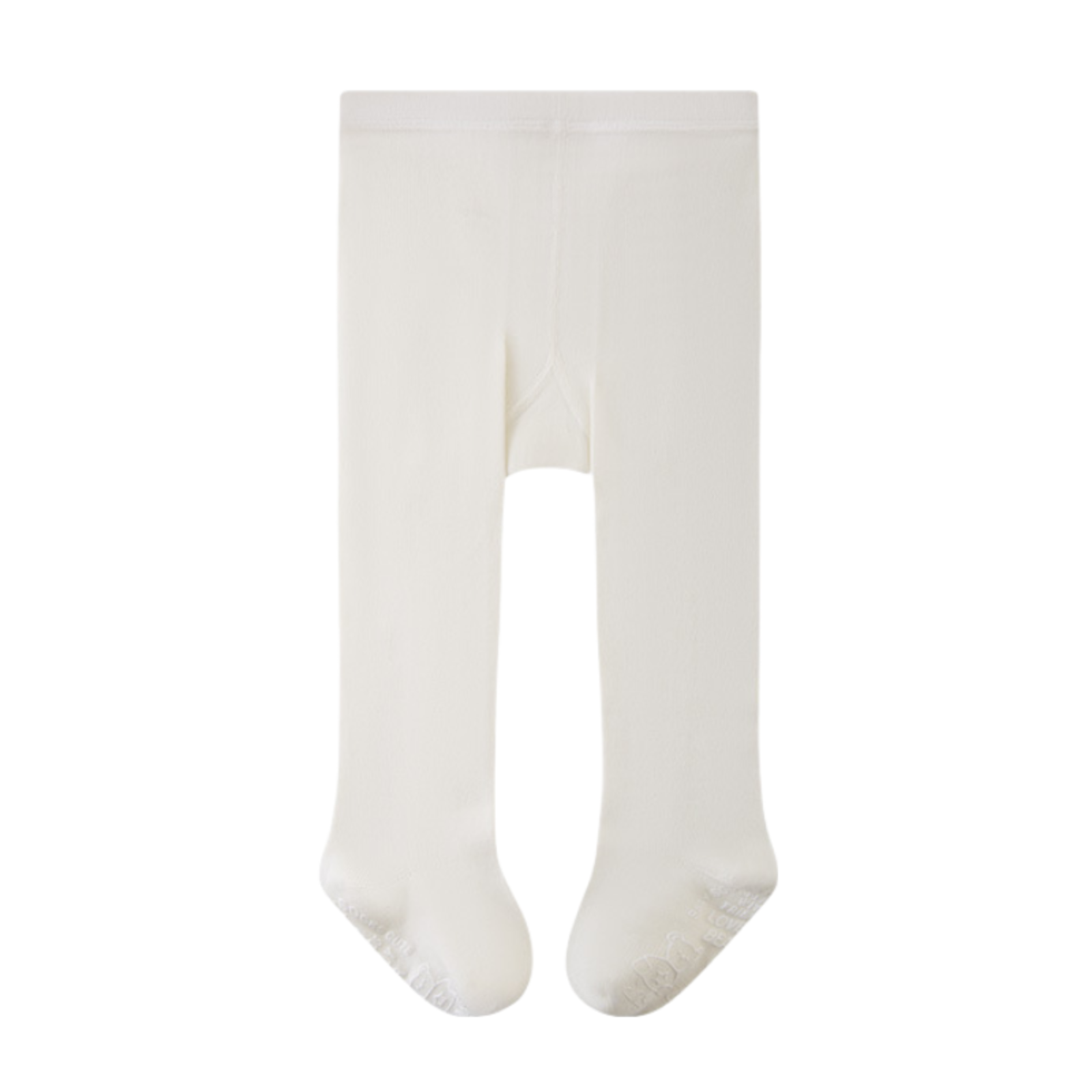 Колготки детские для младенцев, легины для младенца (кремовый белый, размер 21/23, подходит для 1-2 лет)