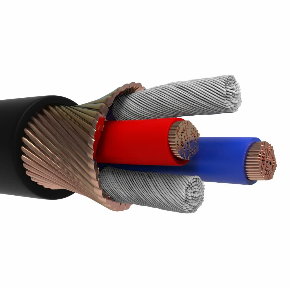 Урал сапфир микрофонный кабель 2х0.5, диаметр 7,0 мм, изоляция Полиэтилен, оболочка ПВХ, высокая гибкость, цвет черный, бухта 100 м