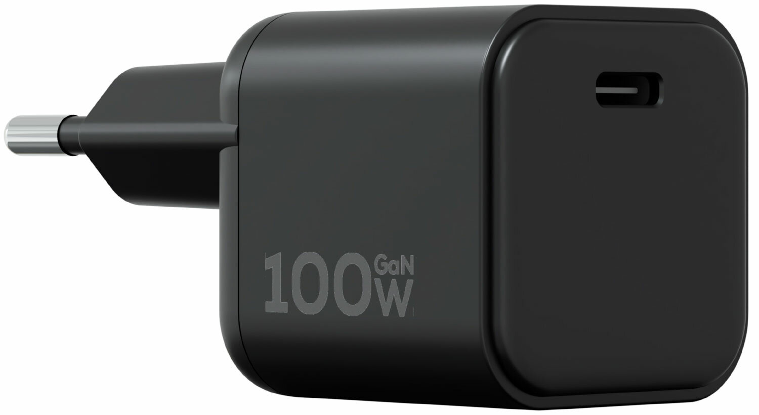 Сетевое з/у Magssory Nano Boost, 100W, GaN, с функцией быстрой зарядки, черный