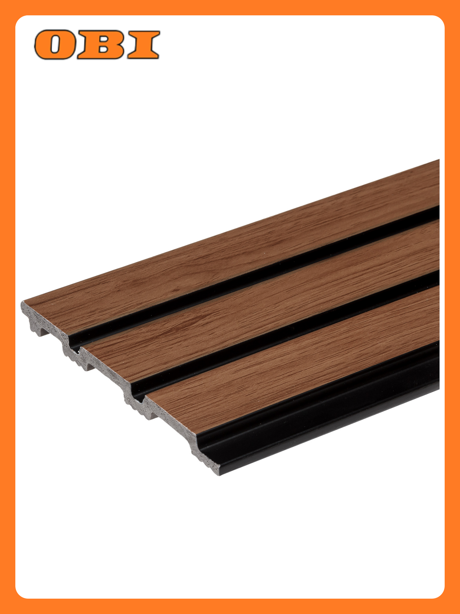 Стеновая панель 3D Rail, полистирол, влагостойкая, 270x120 см