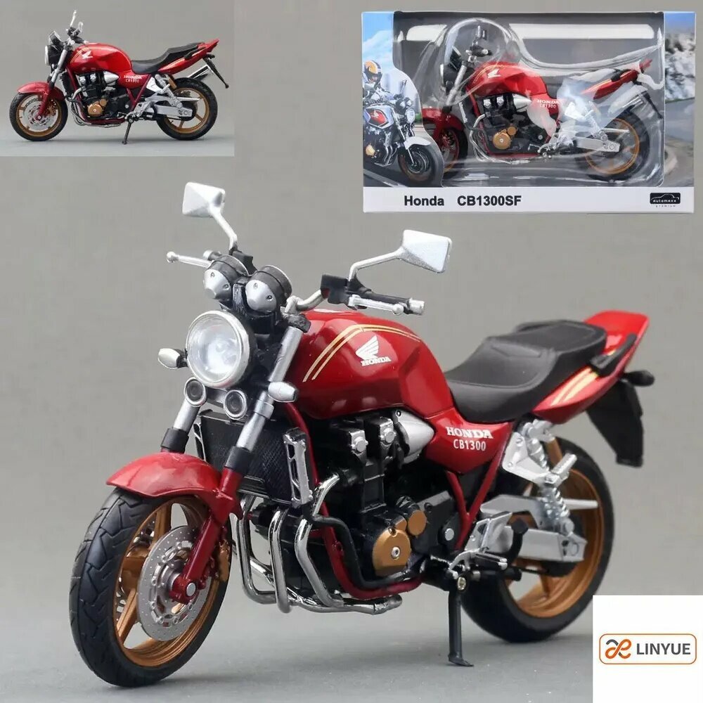 1:12 Литой мотоцикл модель игрушка Automaxx Honda CB 1300SF Уличный велосипед для коллекцииSS