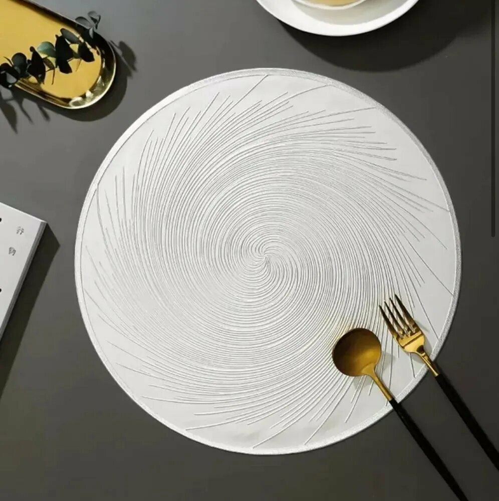 Салфетка сервировочная ПВХ (поливинилхлорид) 38x38см, 2шт.