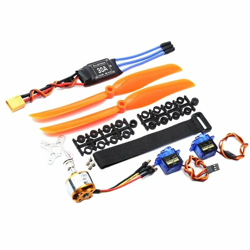 A2212 1400KV бесщеточный двигатель 30A ESC XT60 Plug SG90 9G для RC Fixed