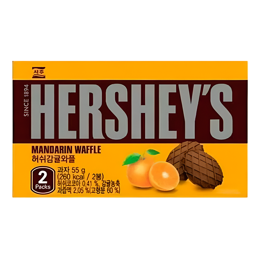 Hershey's Dark Chocolate waffles mandarine Вафли Темный шоколад и мандарин