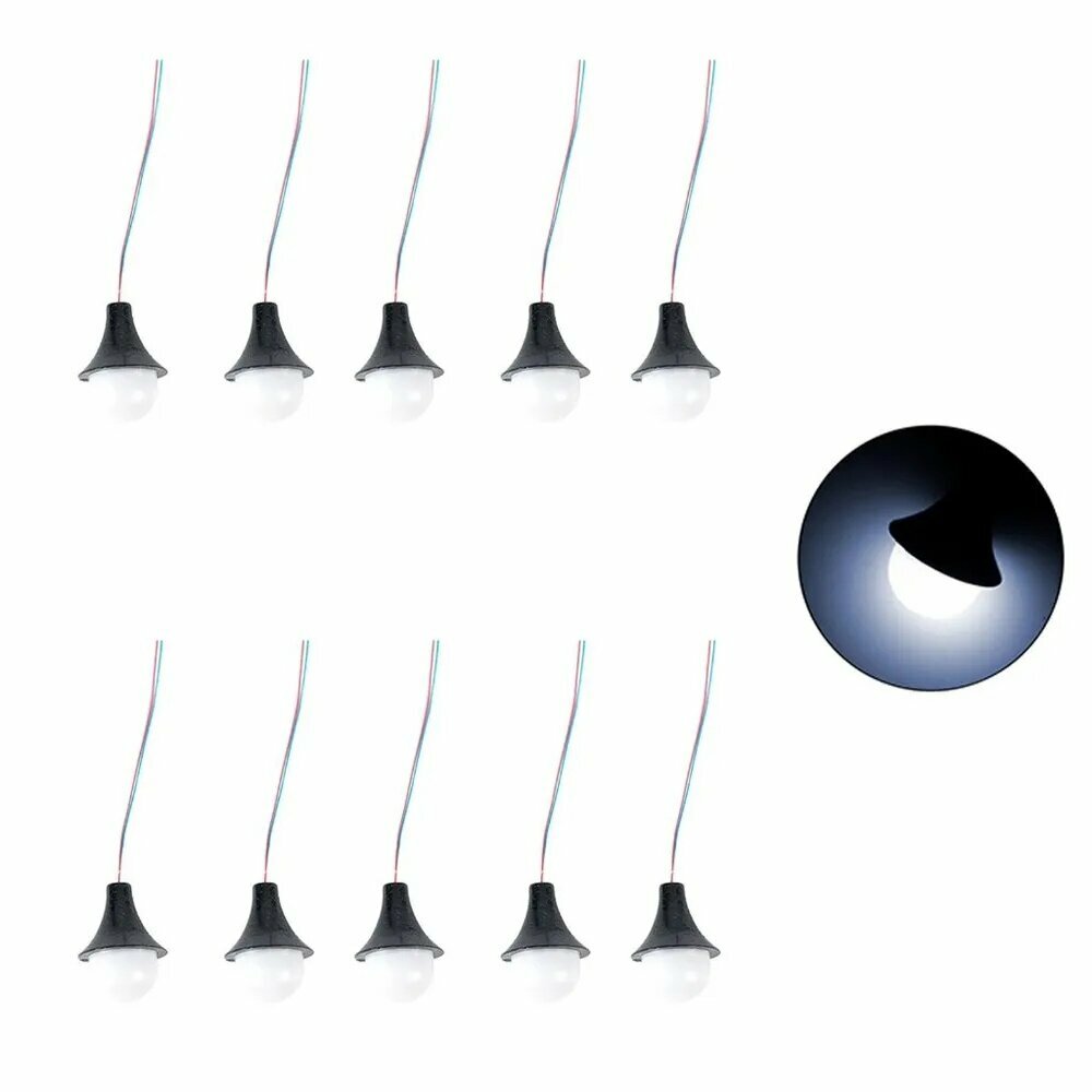 Светодиодные потолочные светильники для кукольного домика (10 шт)