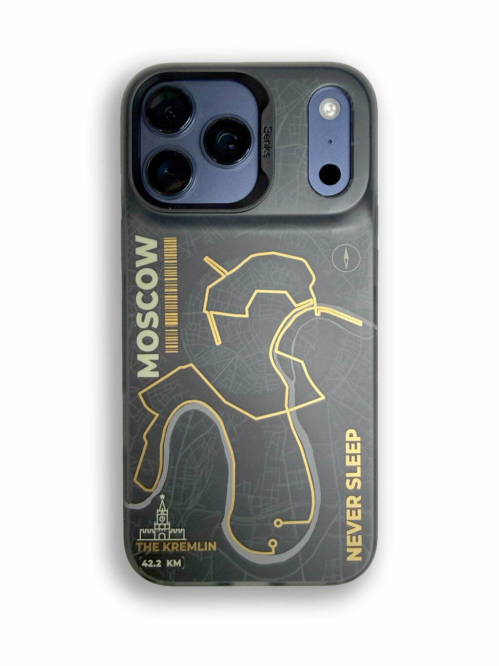 Чехол силиконовый Benks City MOSCOW Phone Case (MagSafe) для iPhone 17 Pro Max 6.9"