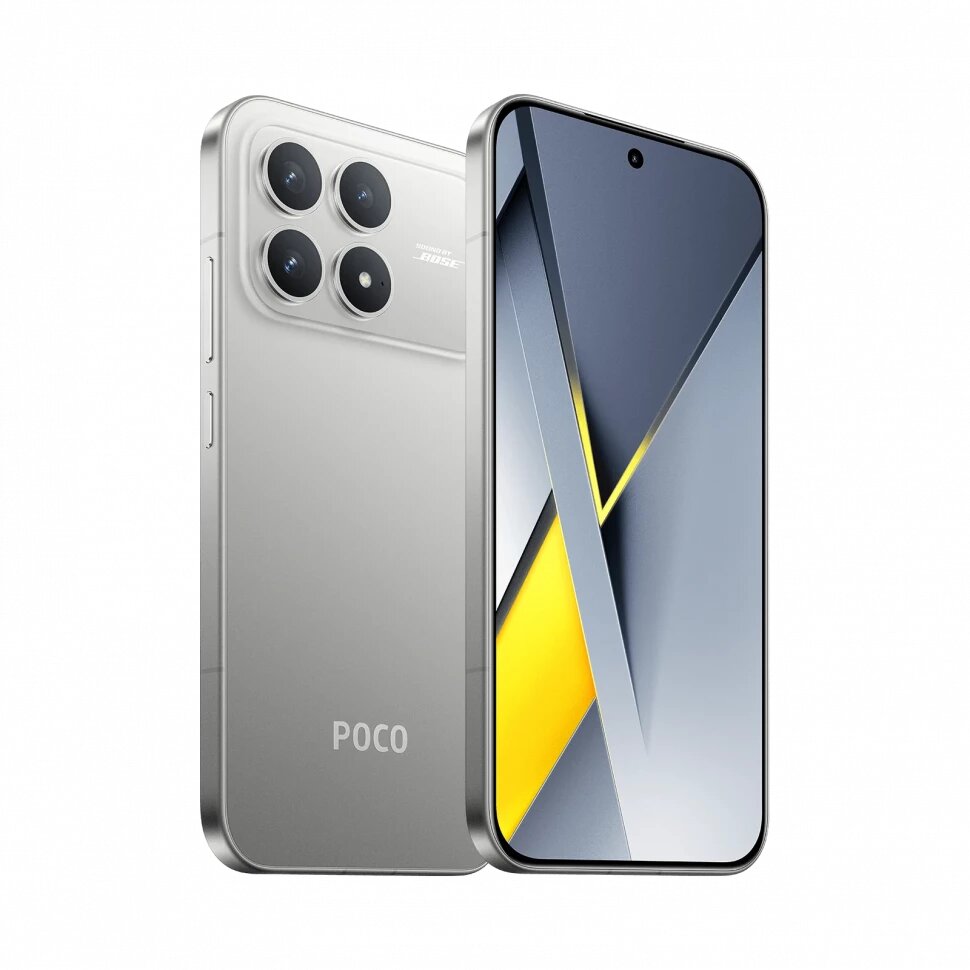 Смартфон Xiaomi POCO F8 Pro 12Gb/512Gb Titanium Silver