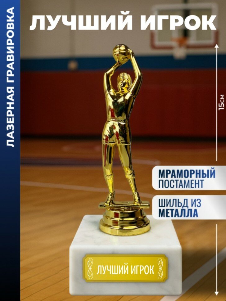 Статуэтка Баскетболист "Лучший игрок"