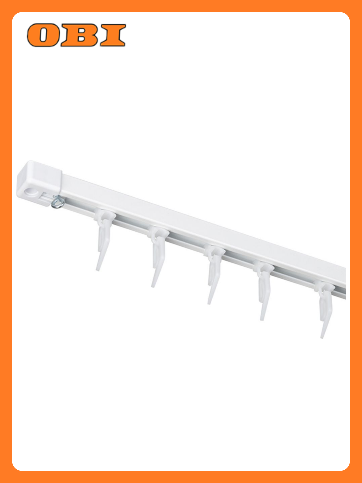 Карниз 1 полос алюминевый katal5 белый 240 см